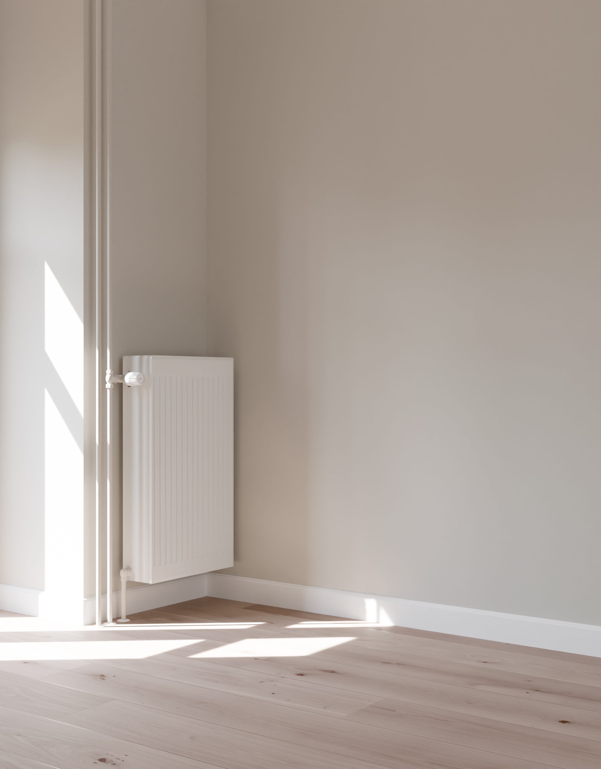Flytning af radiator ved altanprojekt - Altan.dk